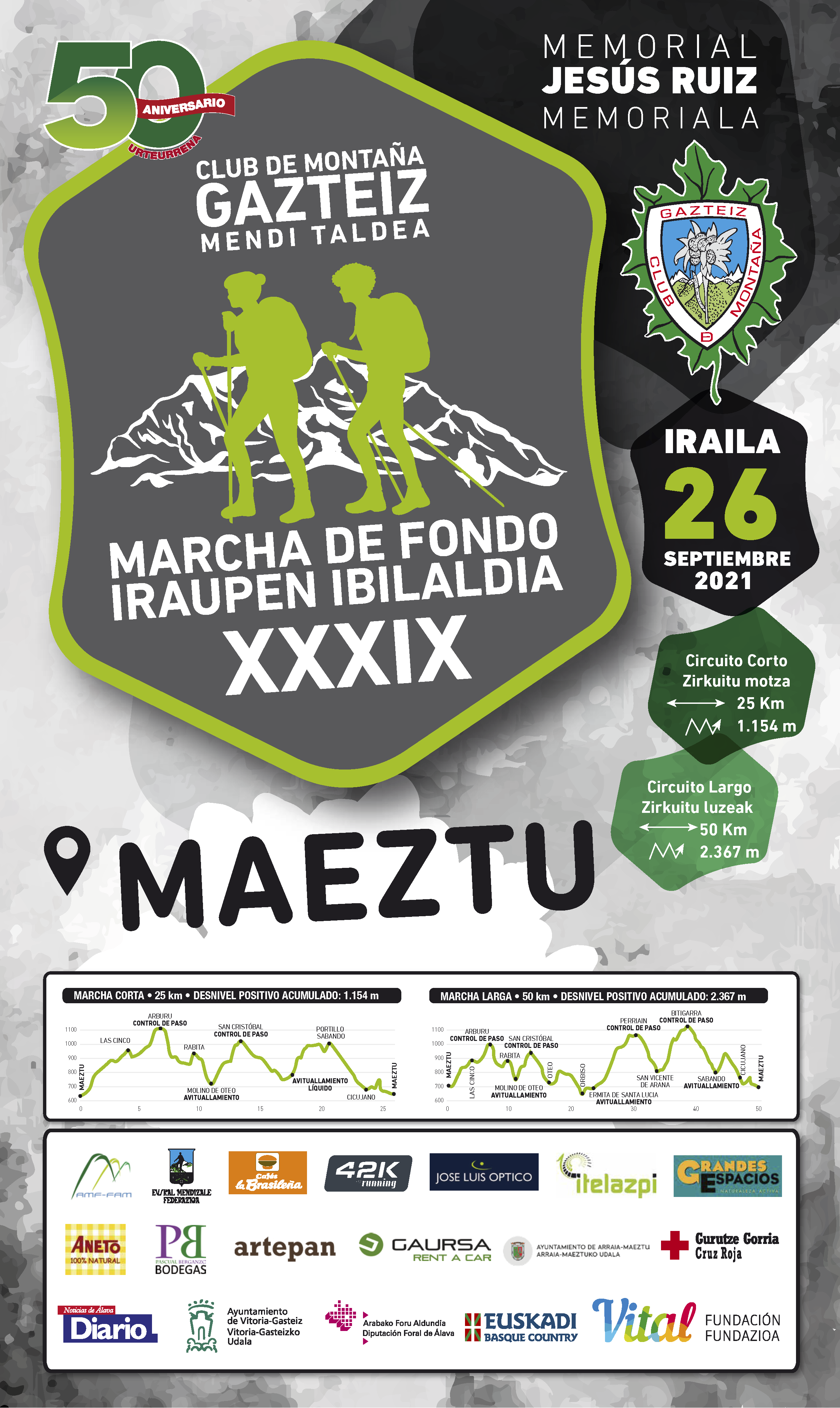 XXXIX Marcha de Fondo. - Club de Montaña Gazteiz